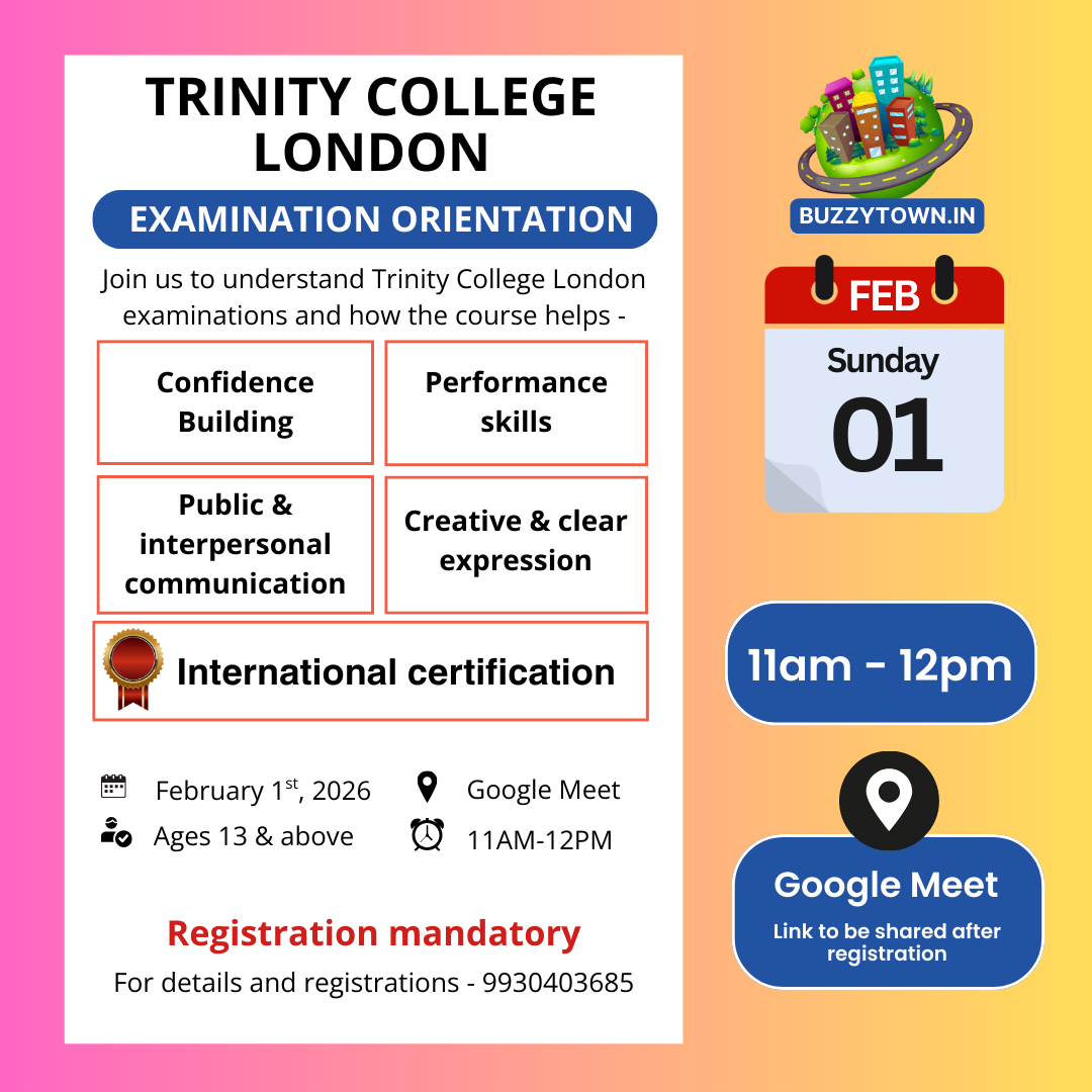 Trinity Exam Orientation – Buzzy Town
